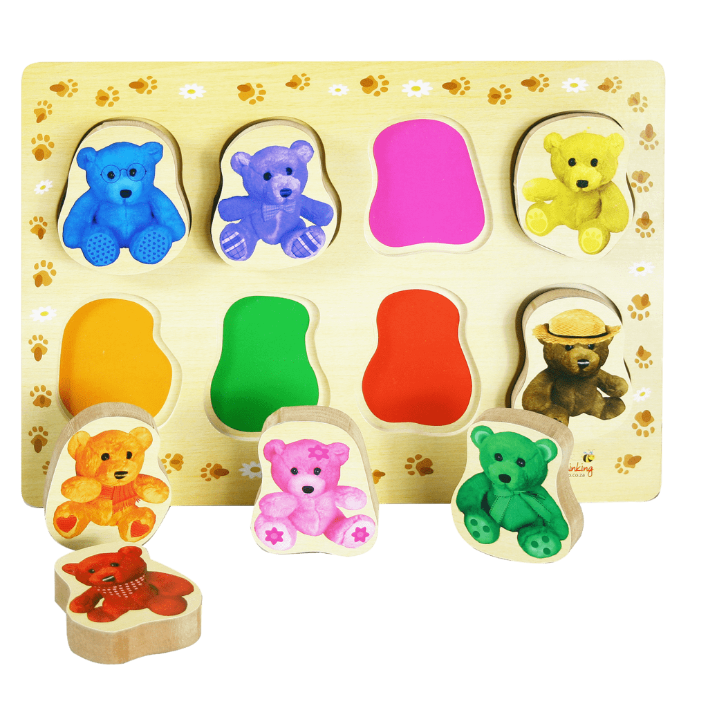 Colour Match Bears Chunky Puzzle 8pc - Urban Babies & Kids